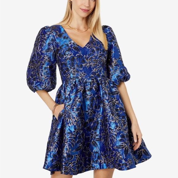 Lilly Pulitzer | Dresses | Lilly Pulitzer Calyssa 34 Sleeve Dress ...